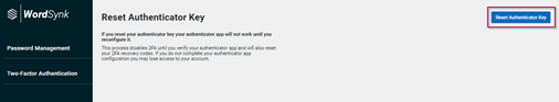 How do I reset my authenticator app? – WordSynk Network